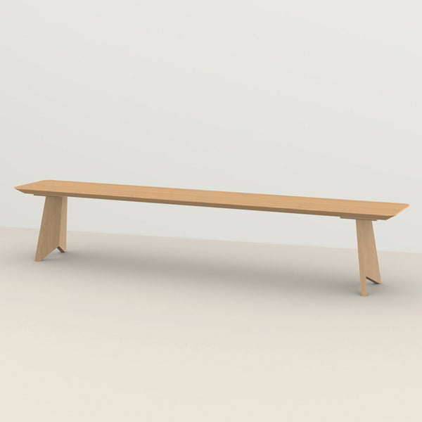 Henk Dining Bench - Rectangular - Natural Oak | Do Shop