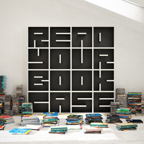ABC Knock Down Bookcase Floor-Standing Shelf (31 cm Depth) by Saporiti ...