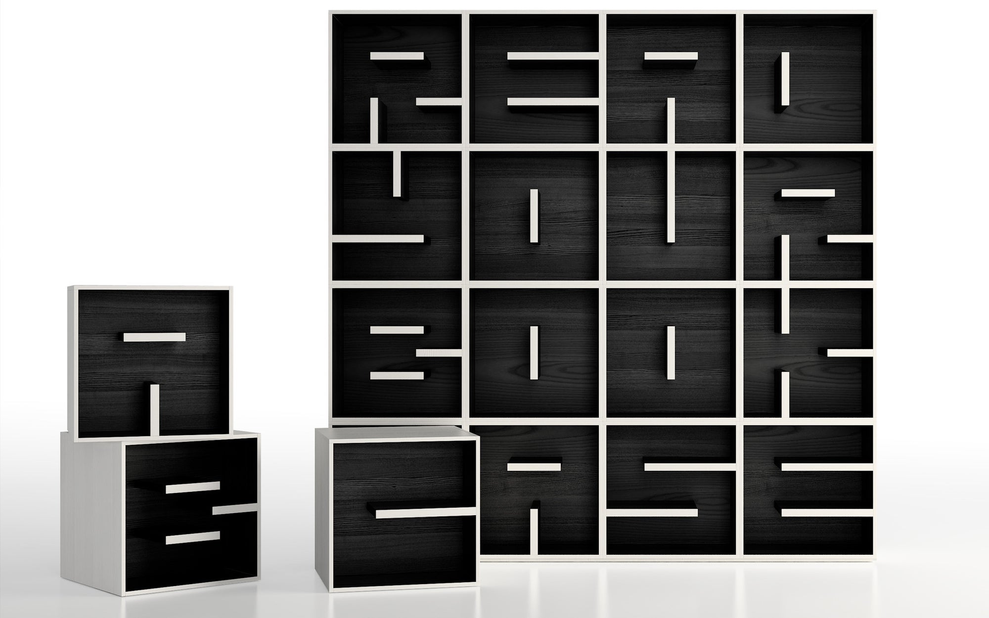 ABC Bookcase Floor-Standing Shelf (23 cm Depth) by Saporiti | Do Shop