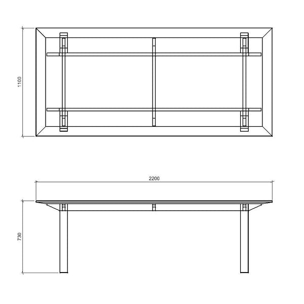 Norton Dining Table by Dare Studio | Do Shop